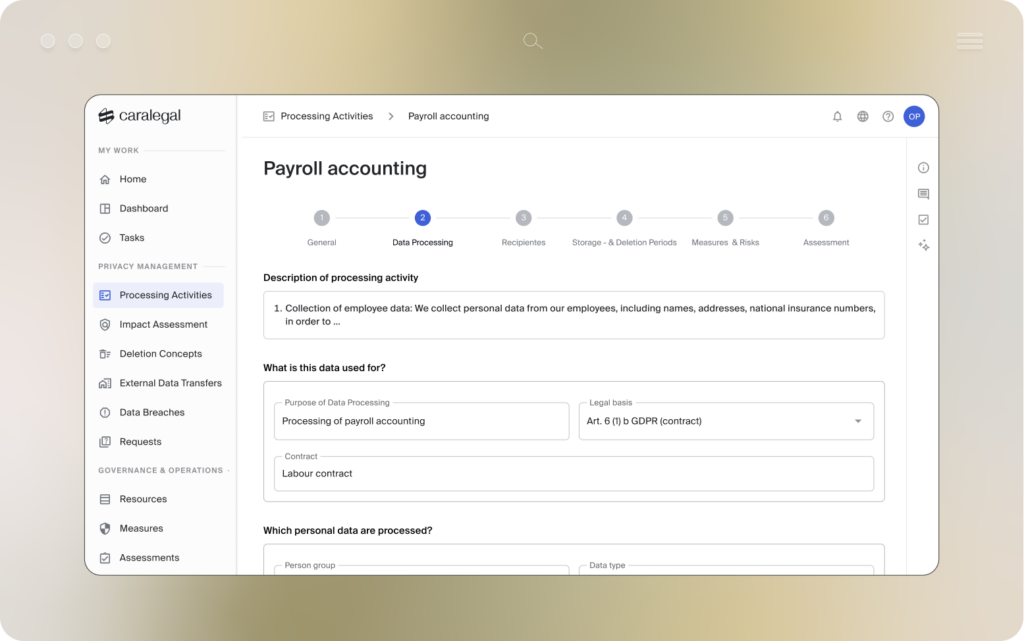 Data protection software with intuitive workflow